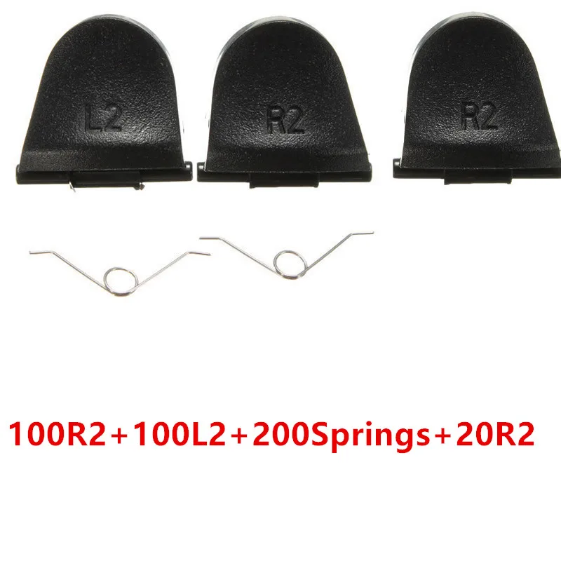 100 Sets 400pcs L2 R2 Trigger Buttons With Springs Replacement Parts ...