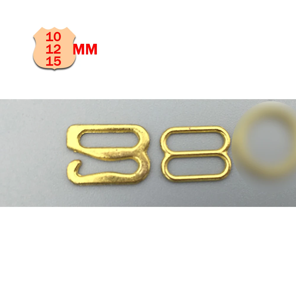 12pcs pack BRA SLIDES or HOOKS zinc alloy lingerie adjustment buckle ...
