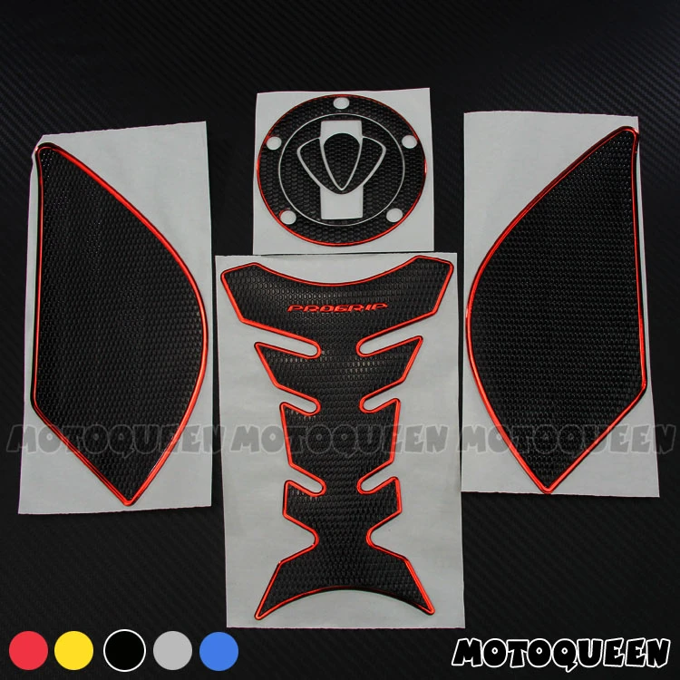 Motorcycle Tank Pad Protector Decoration Stickers Decals Gas Fuel Knee ...