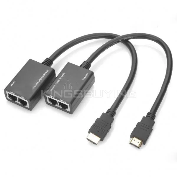 HDMI Extender 1080P HDMI Male to TMDS + DDC Female Network Lan Cable ...