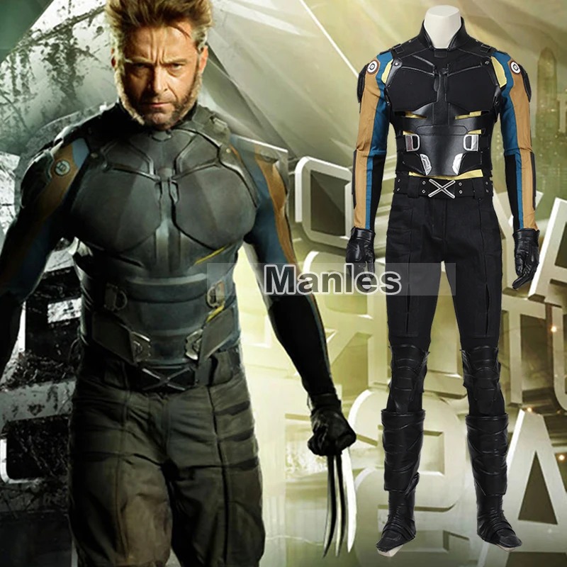 X Men Logan Cosplay Days of Future Past Costume Movie Superhero Suit ...