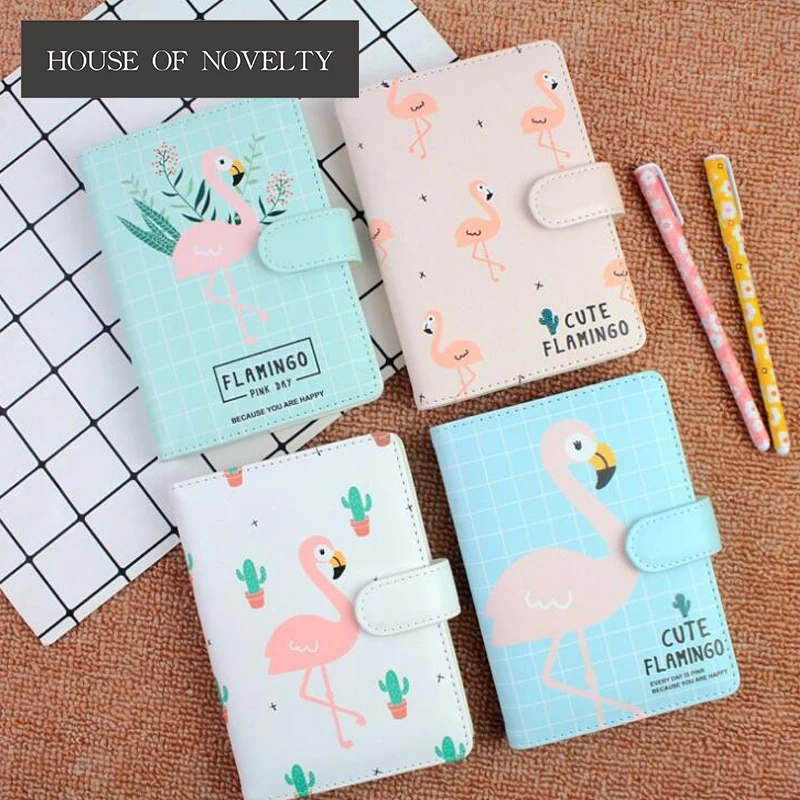 Cute-Flamingo-Hardcover-Notebook-Diary-Pocket-Notepad-Promotional-Gift ...