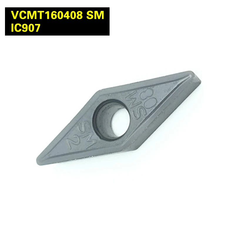 Herramientas de torneado interno de 100 piezas VCMT160408 SM IC908 ...