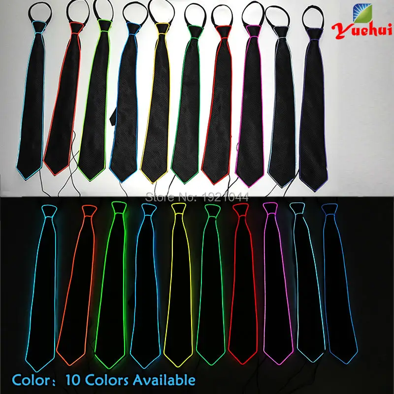 Necktie-for-Men-Neck-Tie-LED-Neon-Making-Fashion-Accessories-Party ...