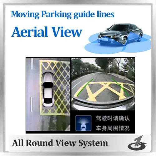 360 Degree All Round View Car Monitoring System Car Panoramic View and ...