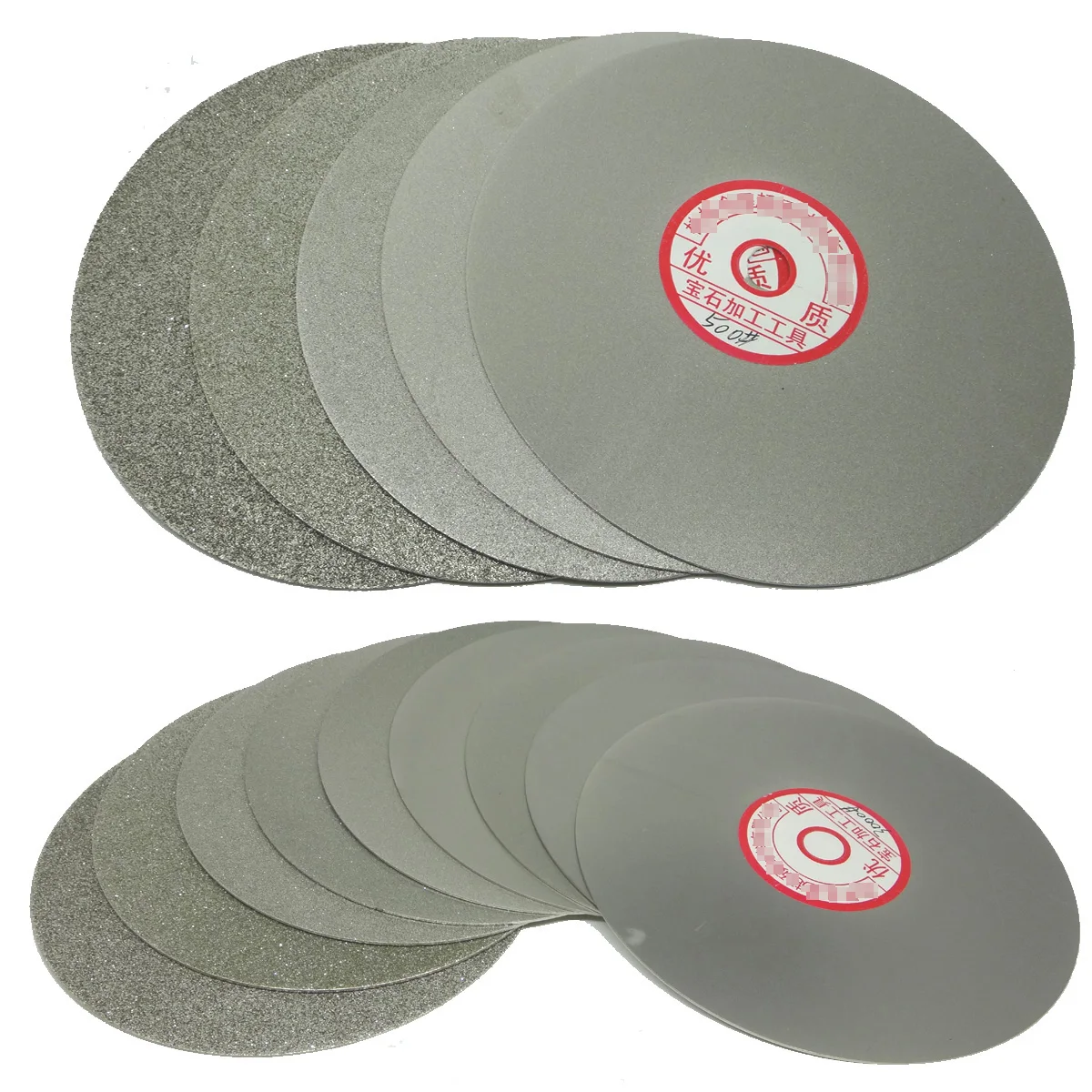 Grit 240 Diamond coated 8" inch Flat Lap wheel Jewelry Grinding Sand ...