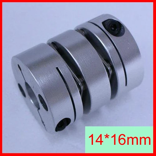2pcs-lot-14mm-to-16mm-Double-diaphragm-Shaft-Coupling-14x16mm-Disc ...