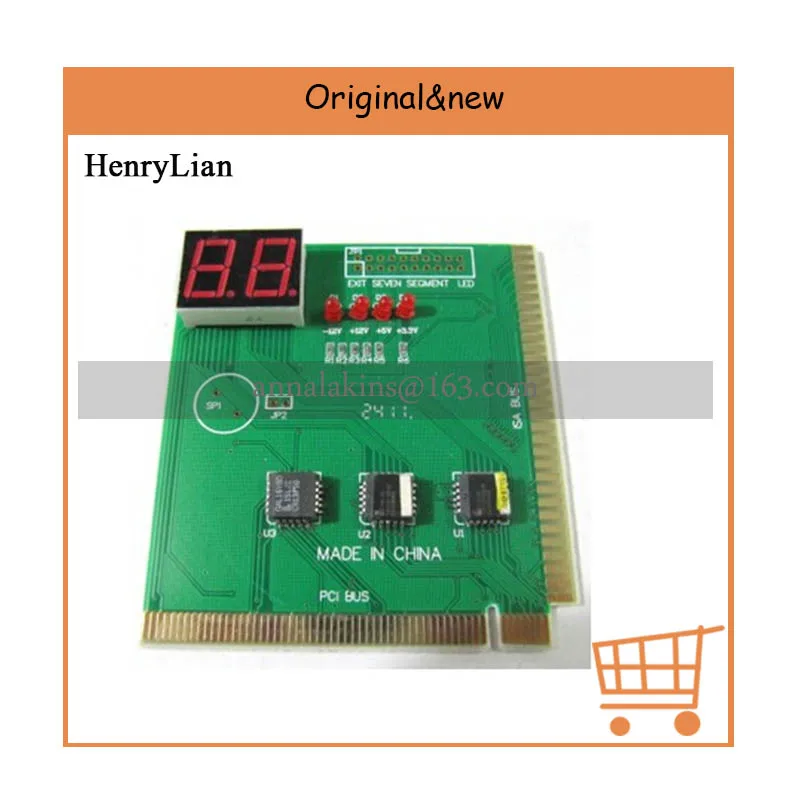 HENRLIAN PCI & ISA MB Diagnostic POST CARD Tester for PC Computer 2 ...