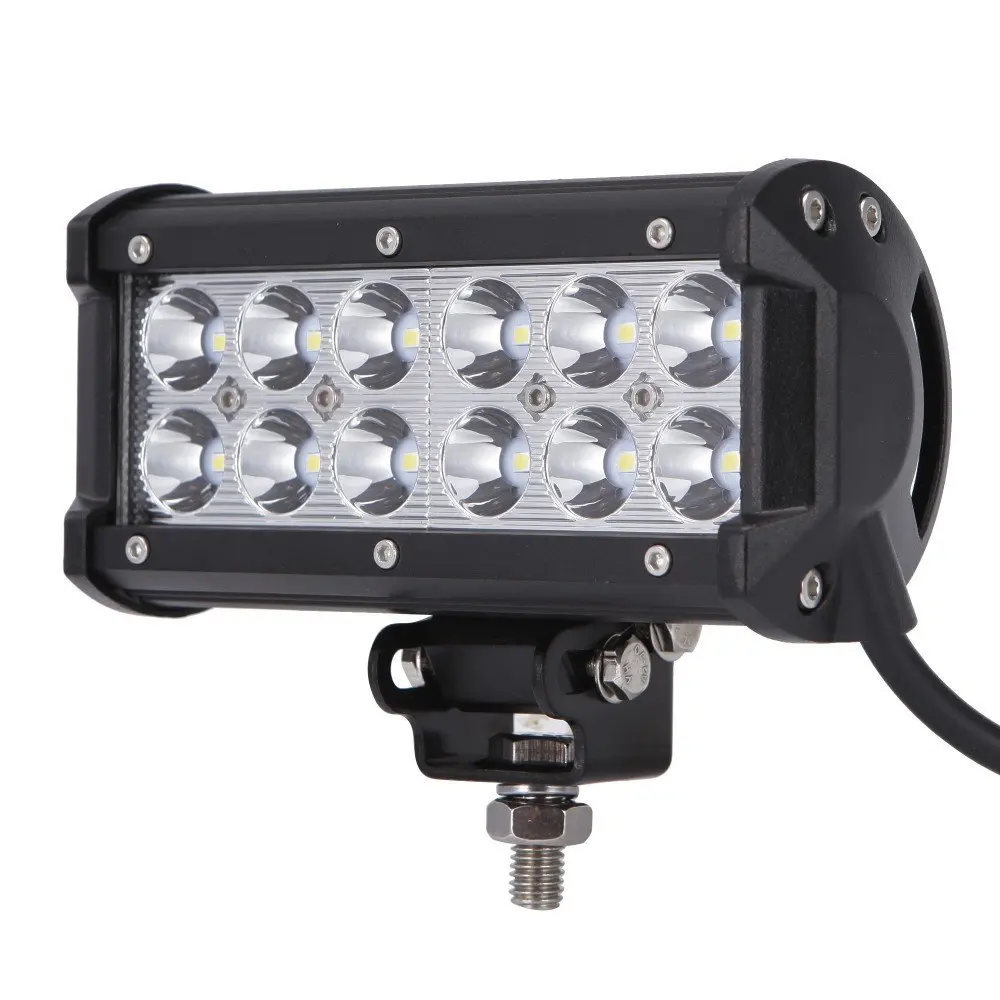 1Pcs 7"Inch 36W LED Light Bar Car LED Work Lights Driving Boat Auto Car ...