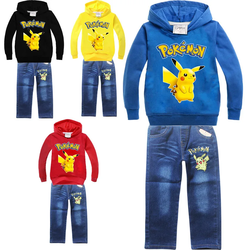 2018 Pokemon Pokeball Clothing Set Pokemon Go Team Tracksuit Hooded ...