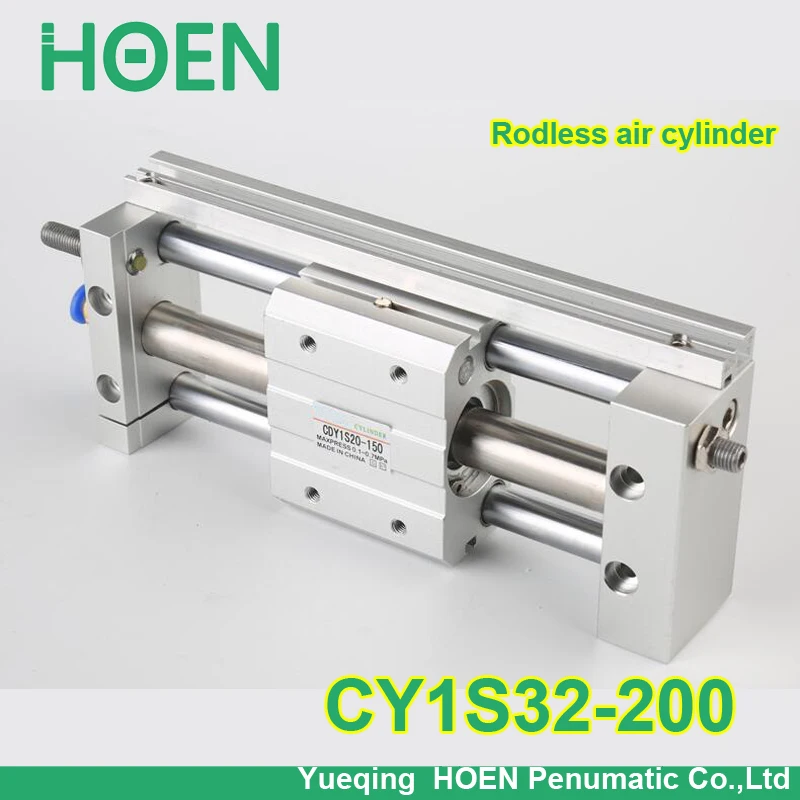 CY1S32 200 SMC type CY1S CY1B CY1R CY1L series 32mm bore 200mm stroke ...