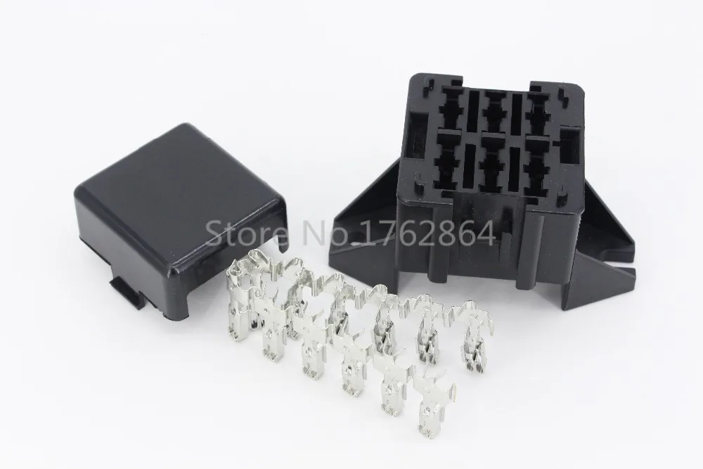 6 Way Auto Fuse Box Assembly With Terminals Dustproof Fuse Box Fuse Box ...
