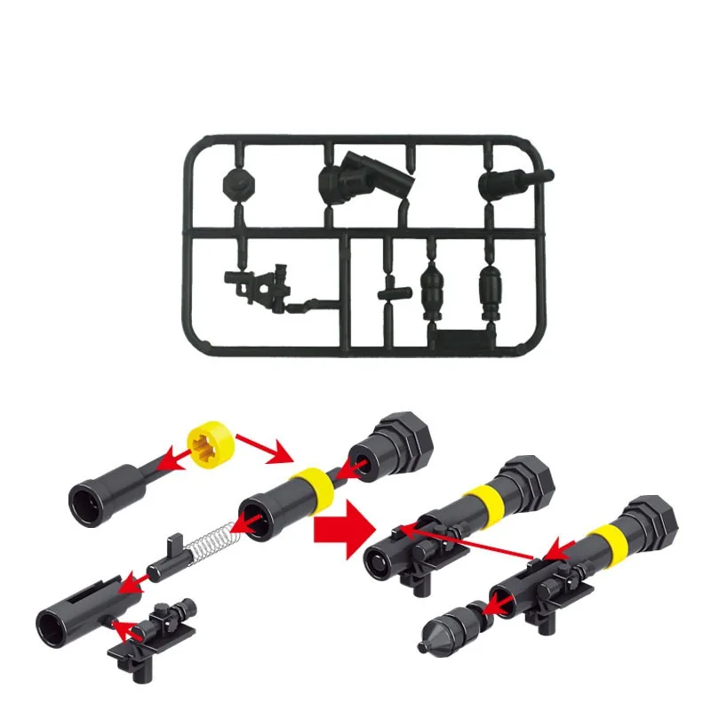 Locking-Military-Rocket-Launcher-Toy-MOC-Building-Blocks-Toys-For ...