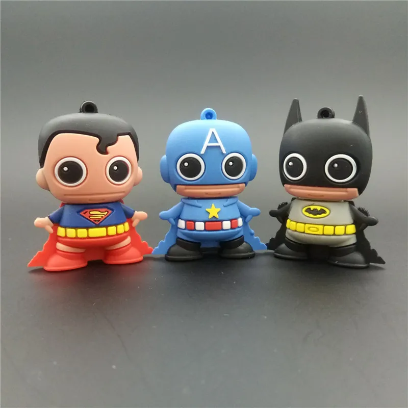 exuanck usb sticks soft silicone cartoon heros model usb 2.0 flash ...