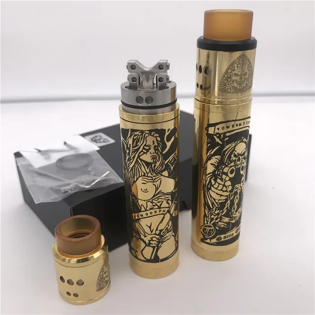 New Subtwo Mech Mod 24mm Diameter 18650 Battery Vape Pen Mechanical Mod ...