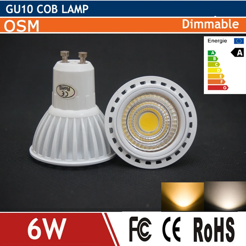 Bombillas led gu10 6W 110V 220V LED Lampada Ampoule LED Spotlight GU 10 ...
