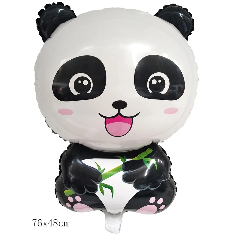 5pcs/lot Large Cartoon Panda Foil Balloons Birthday Party Decoration ...