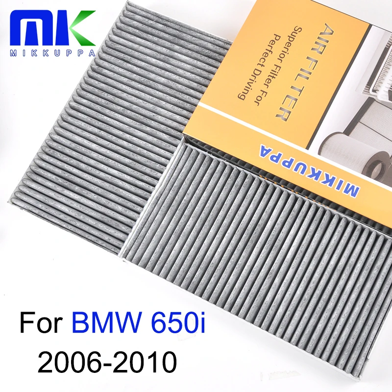 Mikkuppa Cabine Filtro de Ar Para BMW 650i 2006 2007 2008 2009 2010 ...