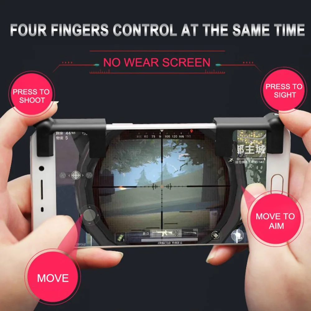 2018 Newst Mobile Phone Game Joysticks Game Controller Touch Screen ...