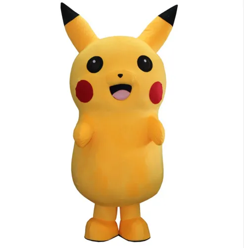 Anime Pikachu Fancy Suit High-Quality Mascot Costume - KawaiiMerch.com