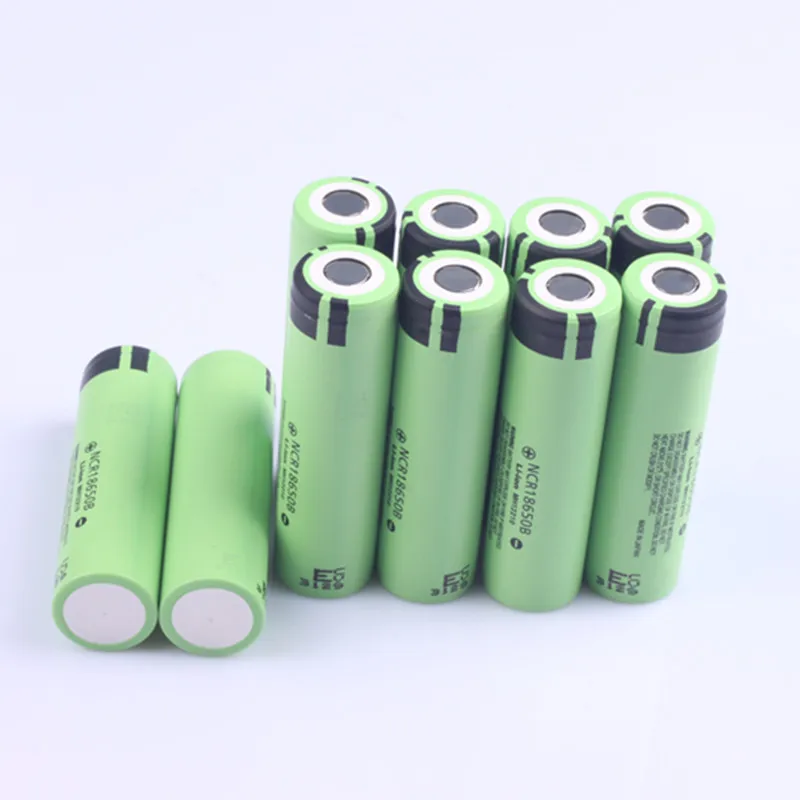 Panasonic Ncr18650b 18650 3400mah High Drain Flat Top Battery