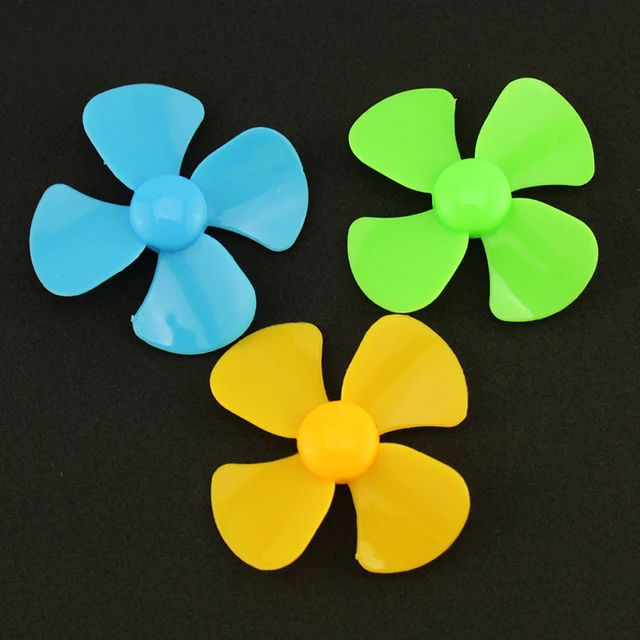 30PCS 1.5*60mm Propeller Plastic 60mm 4Blades Propellers Mini Four ...