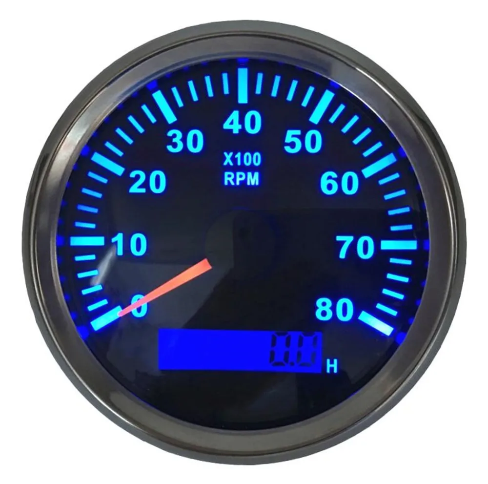 1pc 85mm 0 8000RPM Tachometers Modification Instrument Device Auto Rev ...