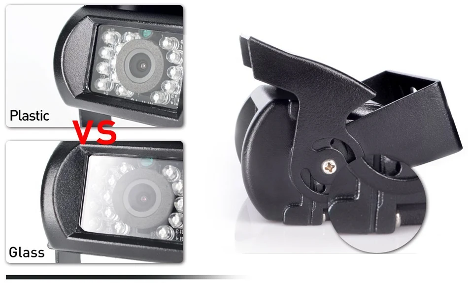 GreenYi Vehicle IR LED Back up Reverse Camera + 7" LCD Color TFT Rear ...