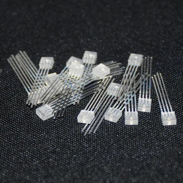 50pcs Rectangular Leds 255 Diod Rgb Led Diffused Cathode Anode Square 255mm Red Green Blue