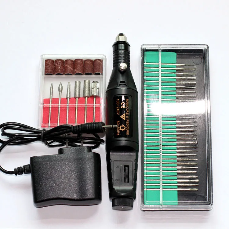 Acrylic Nail Styling Drill Set Manicure Machine Tools Pedicure Rotary ...