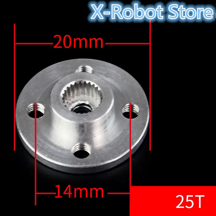 5PCS /10PCS Metal Rudder 25T Small Disc /Servo Stand / MG995/MG996R ...