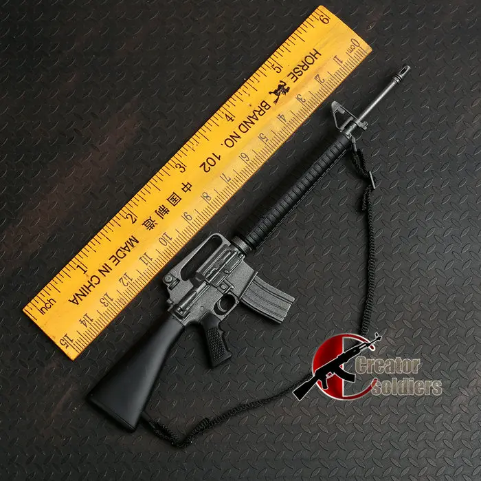 1:6 soldier of American war hawk M16 plastic model 1:6 soldier of ...
