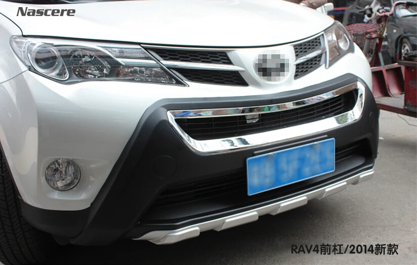 Fit For Toyota RAV4 RAV 4 2013 2015 Front+ Rear Bumper Diffuser Bumpers ...