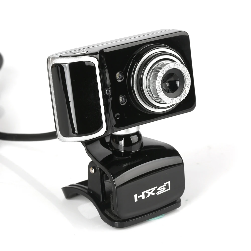 HXSJ USB Webcam Rotatable Focus Angle Clip Style PC Camera Computer ...