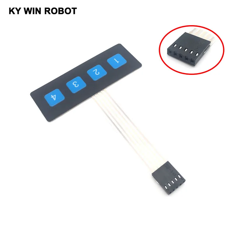 1X4 Matrix Keyboard For Arduino Array Module 16 Key Membrane Switch ...