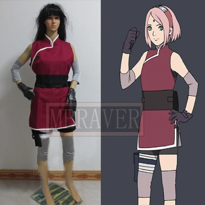 Naruto The Last Haruno Sakura Cosplay Costume Anime Custom Any Size On Hot Sex Picture