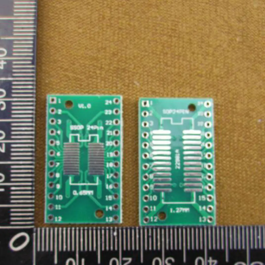 10ชิ้น/ล็อตSOIC24 TSSOP24 SSOP24 SO24 SOP24เปิดDIP24อะแดปเตอร์ซ็อกเก็ต ...