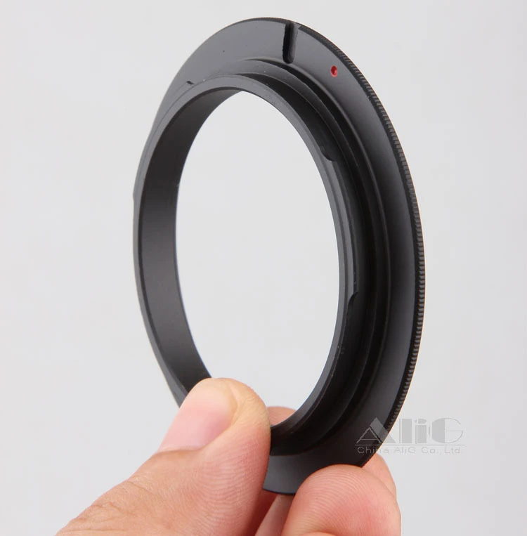 Camera Macro Lens Reverse Adapter Ring 49mm 52mm 55mm 58mm 62mm 67mm ...