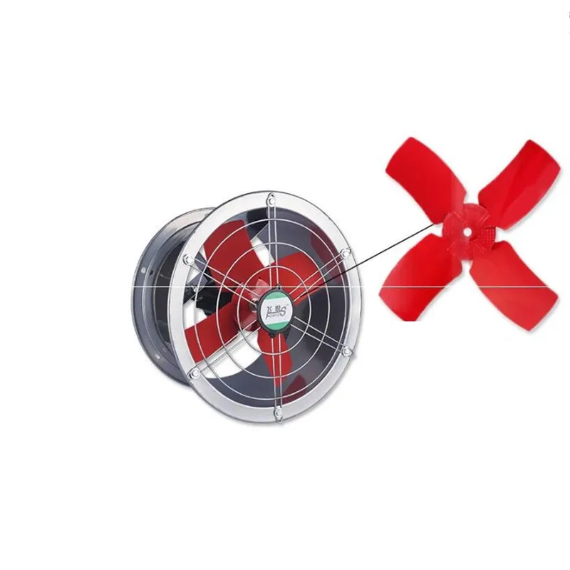 Industrial Cylinder Exhaust Fan Powerful Ventilation Axial Blower 16 ...