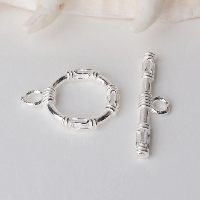 Solid 925 Sterling Silver Toggle Clasp|Jewelry Findings & Components ...