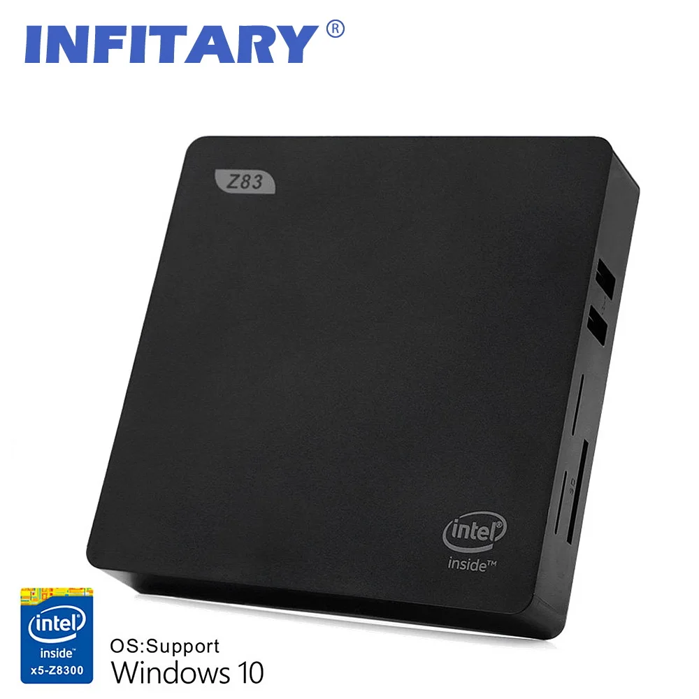 Z83 support Windows10 TV Box Mini PC Atom x5 Z8300 64bit 2G/32G 4K 2.4G ...