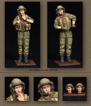 early Resin Kit 222 1/35 IDF Tank Commander Models & Kits C $20.46