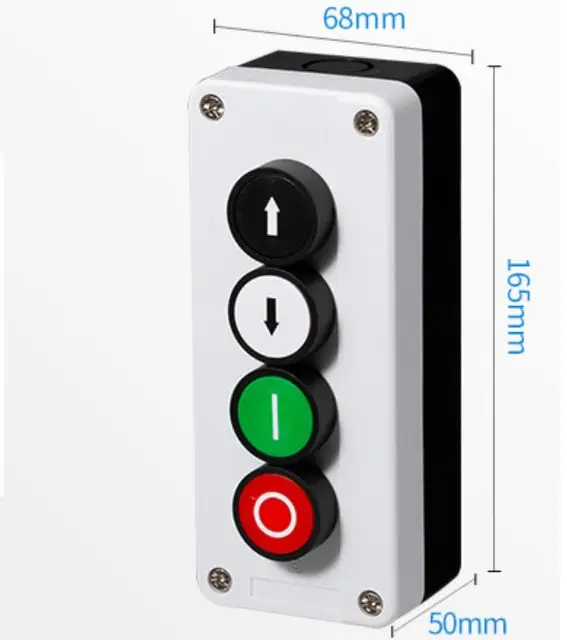 With Arrow Mark Start Stop Momentary Waterproof Push Button Switch ...