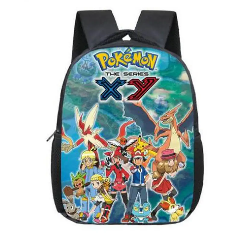 12 inch Anime Pokemon Backpack Pocket Monster School Bag Ash Ketchum ...