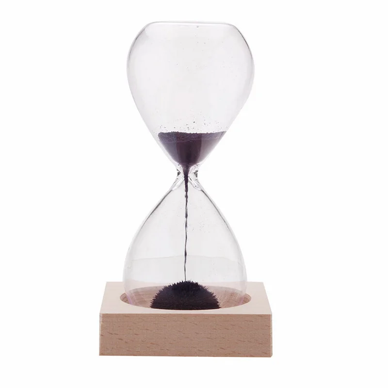 Magnetic Sand Timer Glass Time Fun T Reversible Magnetic Sculptures Hourglass In Hourglasses