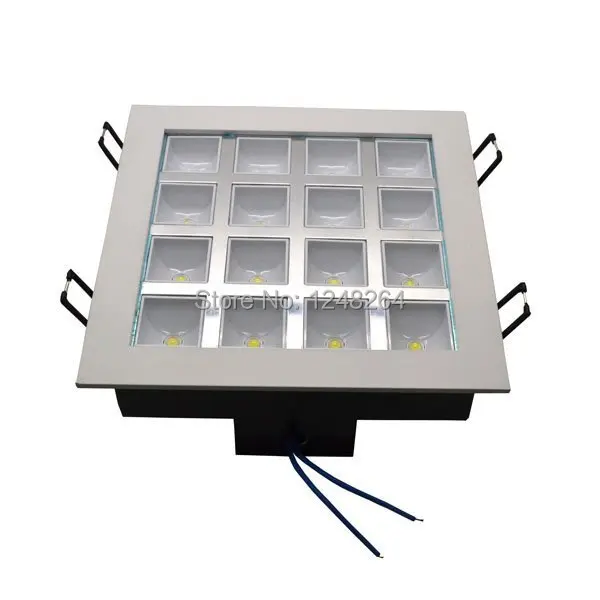 16W LED Grill Light Bulb Panel Grille Lamps Indoor Ceiliing Lighting 85 ...