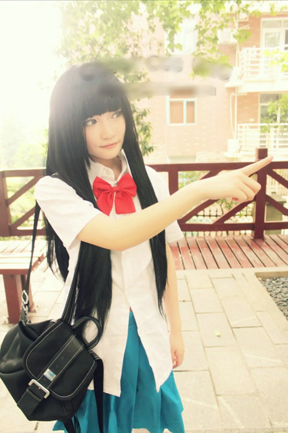 Kimi ni Todoke Kuronuma Sawako Cosplay Costume Universal party Wig+Free ...