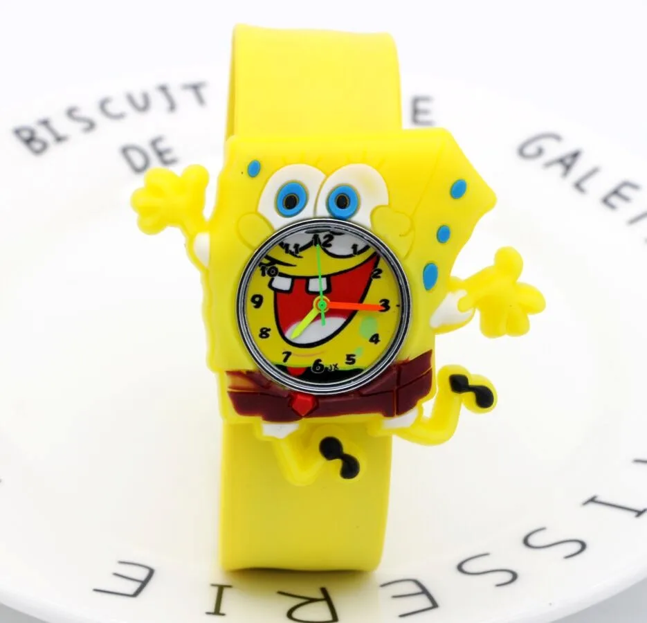 Cartoon SpongeBob kids watches children toy watches 3D eye Loop student ...