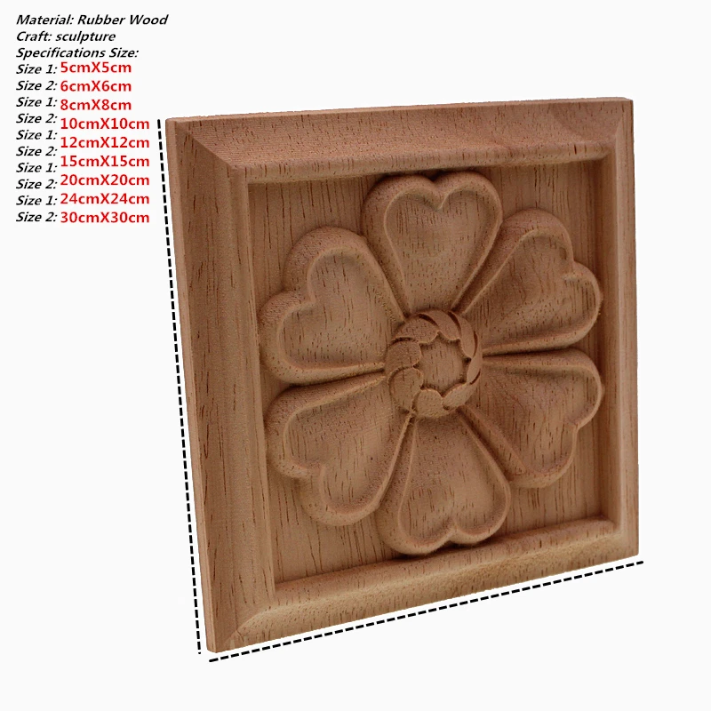 Simple Wood Carving Flower
