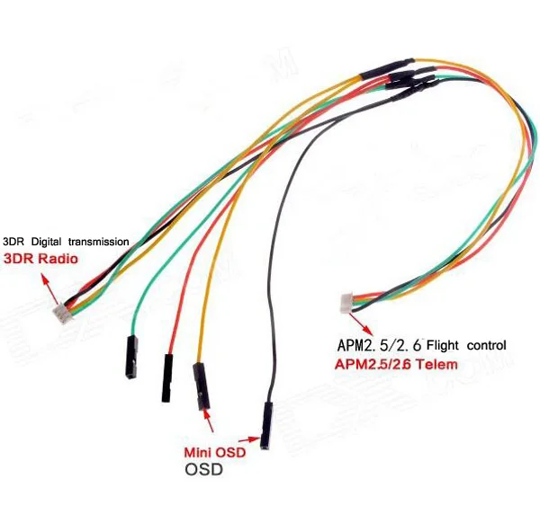 3DR Digital transmission OSD signal cable Y line Mini OSD connection ...